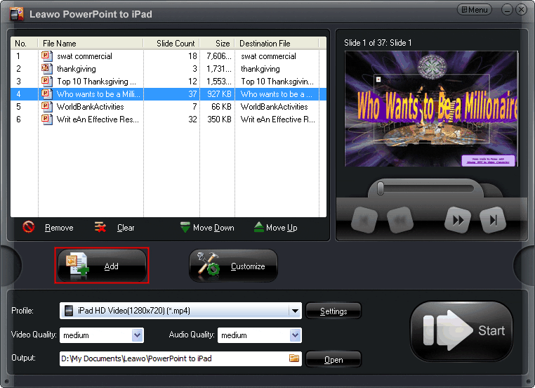 Step by step Guide On How To Convert PowerPoint To IPad MP4